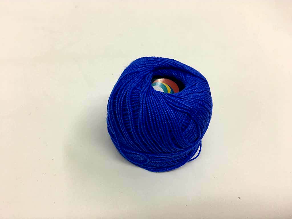 Hilo perle color Azulino – Remato